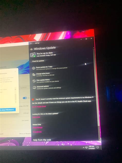 windows update not showing update for windows 11 update can someone