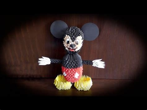 Free Video How To Make A Paper Mickey Mouse D Origami Tutorial From Arthur D Origami