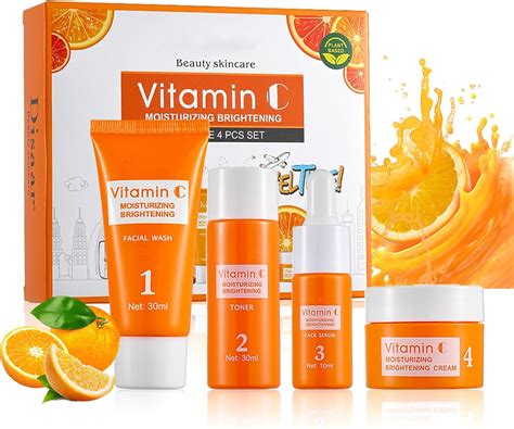 Skin Care Set Vitamin C Women Beauty T Sets Skin Care Kit With Face