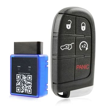 Single Use OBD DIY Self Programmer With Key Fob Remote Bundle For Chrysler Dodge Remote Start