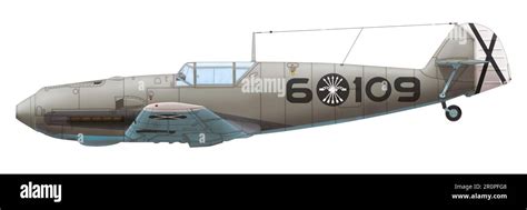 Messerschmitt Bf 109e 1 6 109 Of The Fighter Group 25 Of The Spanish