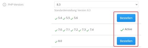 Wie ändere Ich Die Php Version