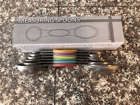These Nested Measuring Spoons That Arent In Any Sort Of Color Coded