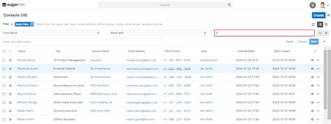 How To Create The Filter View In Sugarcrm For Cadence Ringover Help