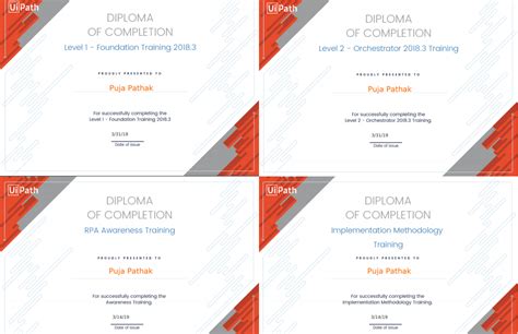 Rpa Diploma Certificate