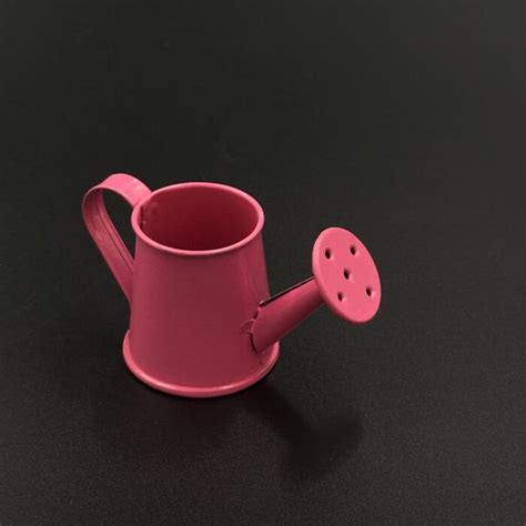 Декоративна поливалка садова металева для квітів Колір рожевий 4 5см Ua Wp