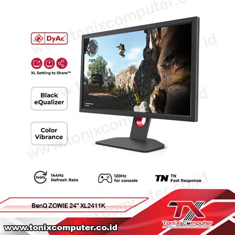 Benq Zowie 24″ Xl2411k Fhd Gaming Monitor 144hz Tonix Computer