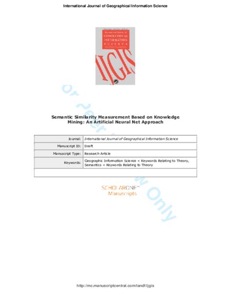 Pdf Semantic Similarity Measurement Based On Knowledge Mining An