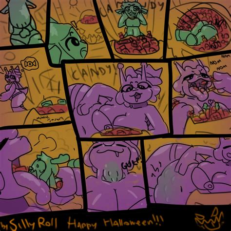 Rule 34 1 1 Belly Comic Deer Duo Female Female Pred Gastropod Halloween Hi Res Holidays Male