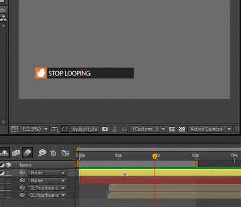 Animation Stop Looping In After Effect Graphic Design Stack Exchange