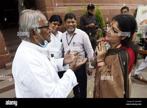 New Delhi India April 6 Trinamool Congress Leader Saugata Roy With