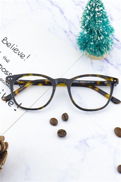 H5063 Oval Tortoise Eyeglasses Frames Leoptique