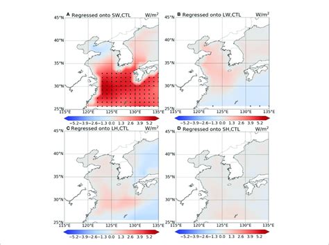 Regression Maps Of Shortwave Radiation A Longwave Radiation B