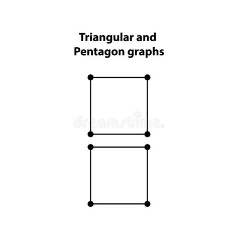 Two Square Graph Scared Geometry Vector Design Elements Stock Vector