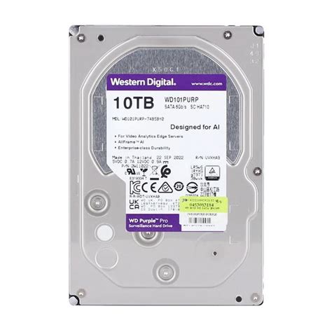 TB HDD ฮารดดสก นว WD PURPLE PRO RPM SATA WD PURP Shopee Thailand