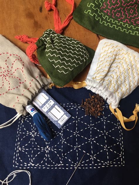 Sashiko Stitching Pouch At Joyce Sargent Blog