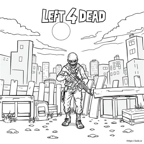 Left 4 Dead Planșe De Colorat