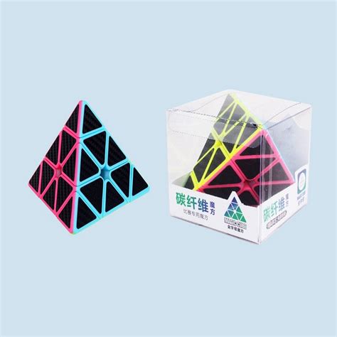 YuXin 33 Pyraminx 3 Layer Carbon Fiber Black WizZon