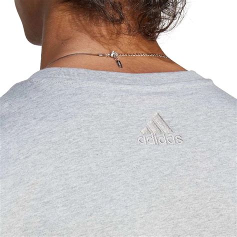 T Shirt Adidas Essentials Big Logo Grey White Fútbol Emotion