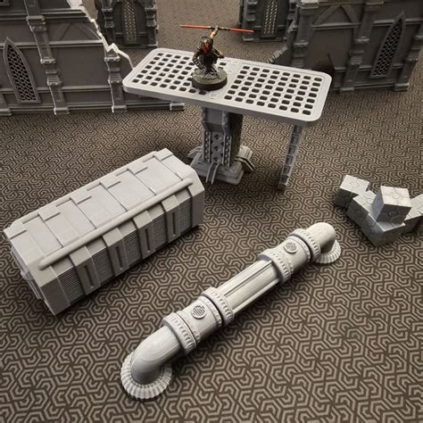 3d Printable Crates And Barrels Sci Fi By Dale Seaton