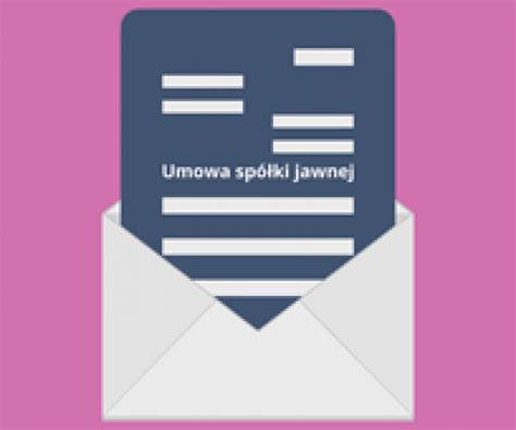 Umowa spółki jawnej darmowy wzór z szerokim omówieniem Poradnik