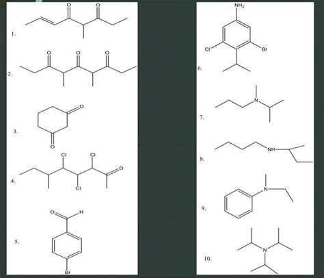 Solved 0t 애 CI o CH3 H3C CH3 CH3 CHS CH3 OH H3C NH2 H2C NH | Chegg.com