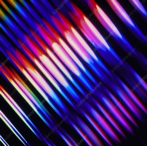 Abstract Pattern With Diffracted Light Stock Image A205 0061