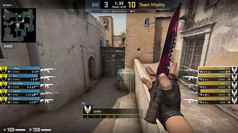 CS GO POV Demo Vitality ZywOo 29 13 Vs Dignitas De Dust2 YouTube