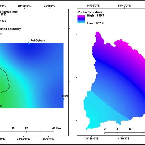 The L Factor S Factor And Ls Factor Maps Of The Jejebe Watershed