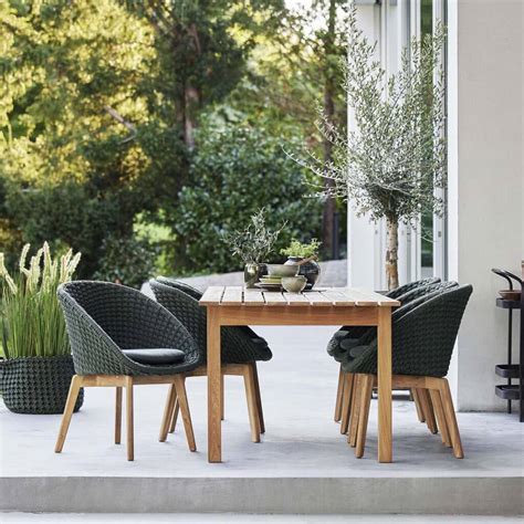 Peacock Dining Chair By Cane Line Wgu Design Outdoor