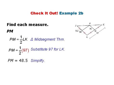 Midsegments Of Triangles A Midsegment Of A Triangle