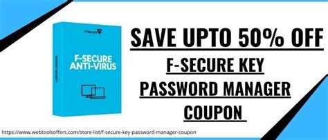 Get Upto 50 Off F Secure Key Password Manager Coupon 2024