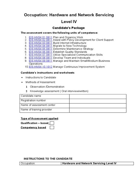 Cands Pack Pdf Service Level Agreement Personal Computers