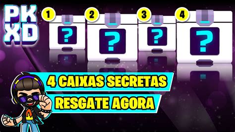 PK XD CAIXAS SECRETAS CHEGARAM RESGATE AGORA YouTube