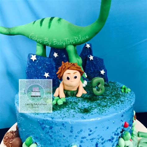 Flair Cakes Sisters Good Dinosaur Cake Arlo And Spot