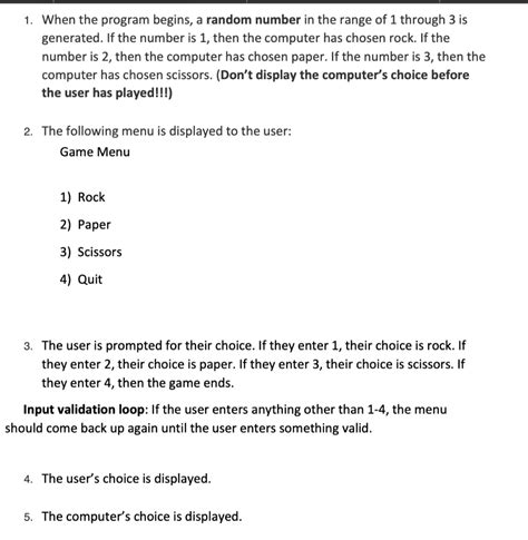 solved 1 when the program begins a random number in the