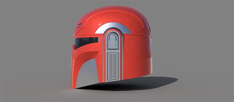 🪖 The Commando Custom Made Mandalorian Helmet Stl File 3d Print File