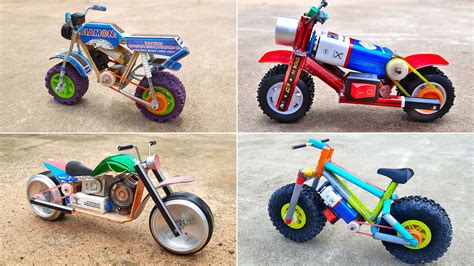 4 Amazing Diy Toy Motorcycle You Can Make At Home Diy Dc Motor Bike