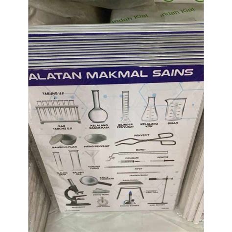 Poster Alatan Makmal Sains 1 Unit Its Educational Supplies Sdn Bhd