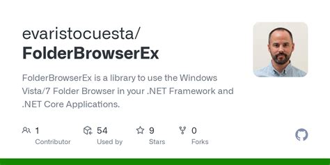 Github Evaristocuestafolderbrowserex Folderbrowserex Is A Library