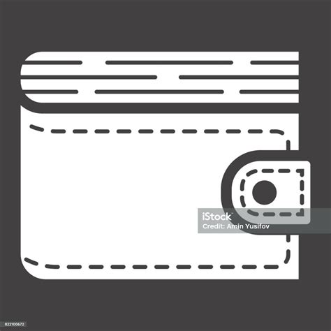 錢包標誌符號圖示 商業和金融錢包標誌向量圖形在黑色的背景eps 10 固體模式向量圖形及更多付錢圖片 付錢 儲蓄 剪裁圖 Istock