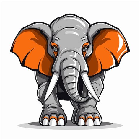 Premium Vector Elephant Mascot