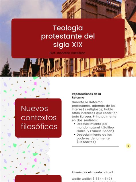 Unidad Iv Teología Del Siglo Xix Pdf Immanuel Kant Georg