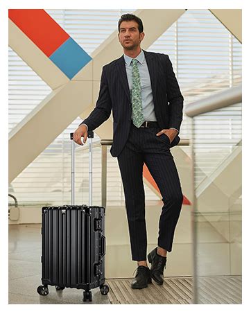 Cabin Pro Light Weight Aluminum Frame Fashion Trolley Luggage Set