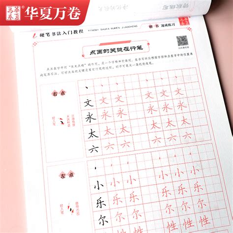 卢中南楷书字帖硬笔书法基础入门视频教程培训专业成年钢笔初学者正楷入门训练大学生男生女生漂亮书法字体华夏万卷描红临摹练字帖 虎窝淘