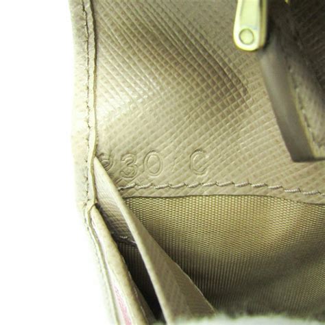 【日本直送】prada Saffiano Saffiano Multic 1mv025 女士皮革長款錢包（雙折）fuoco，淺米色