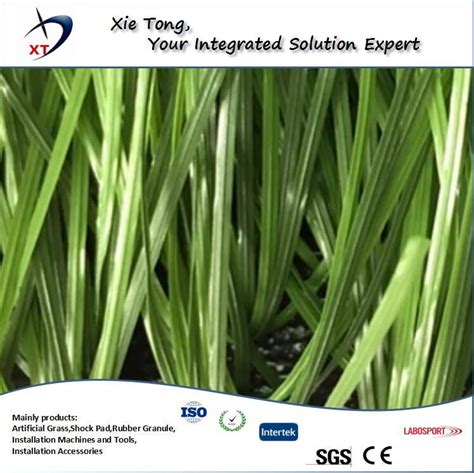 Fibrillated Yarn Artificial Grass Turf For Football Soccer Field