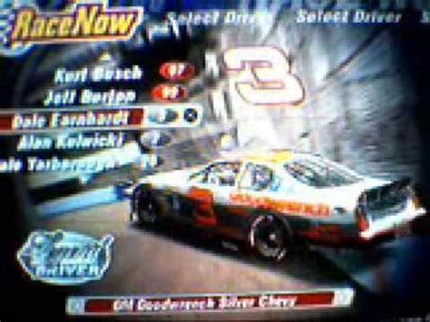 Nascar Thunder 2004 Drivers Youtube