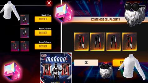 GARENA REGALA PANTALONES ANGELICALES ROJOS GRATIS En FREE FIRE BARBA