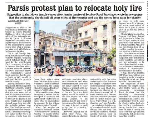 Manoj Ramakrishnan On Linkedin Too Many Fire Temples For A Dwindling Community Plans To Close